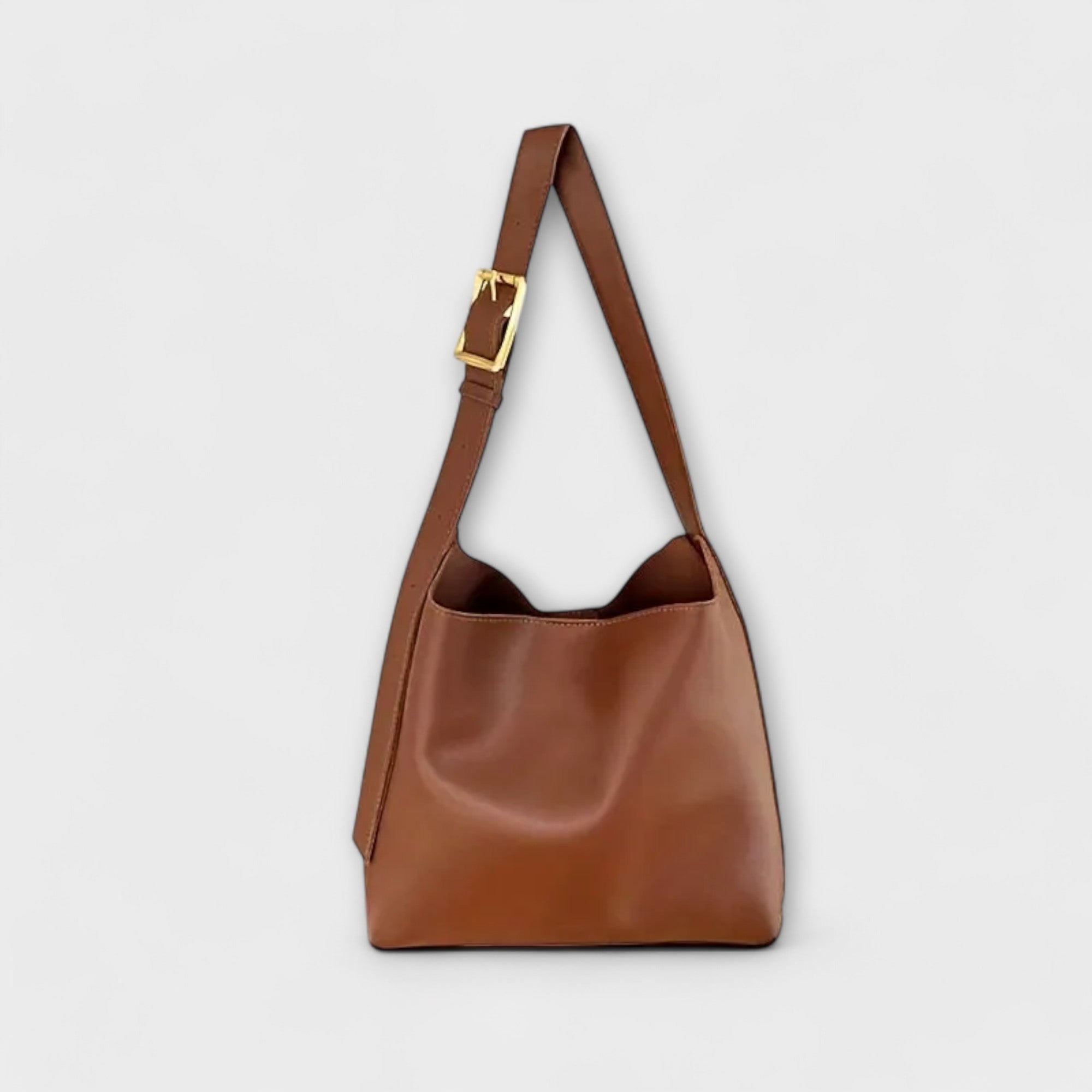 Olivia – Elegant Leather Shoulder Bag – Eleanor Boutique California